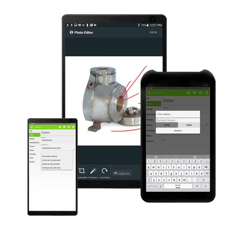 Fuhrpark / Logistik mit Mobile Formulare - mit dataPad®