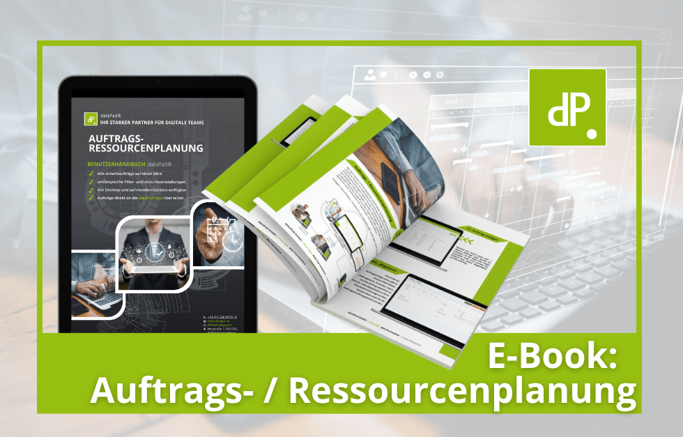 E-Book : Auftragsplanung mit dataPad®