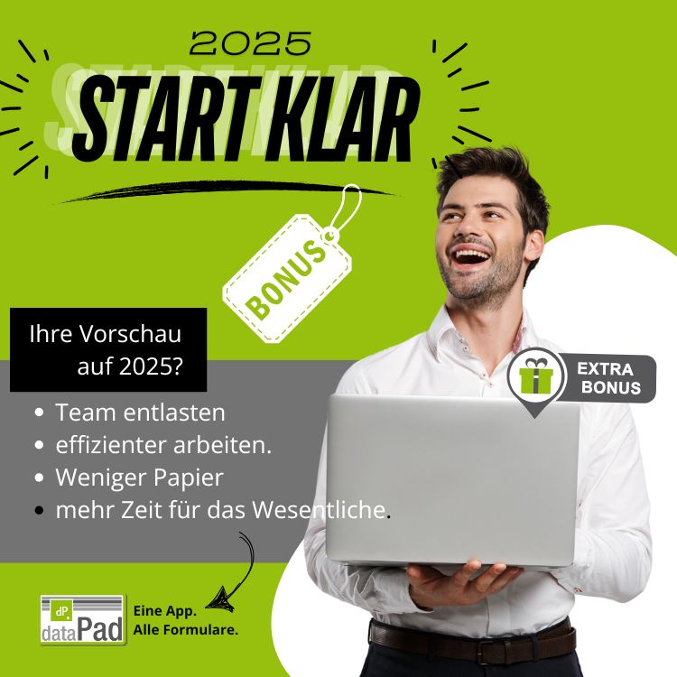 Startklar Bonus 2025 - dataPad GmbH